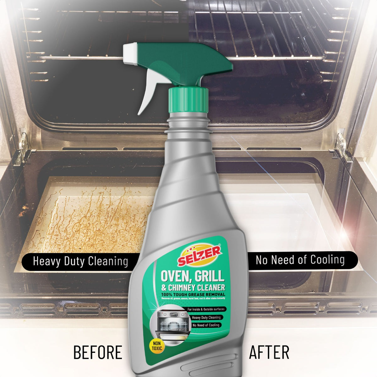 Effortless Cleaning for Oven, Grill & Chimney With Selzer – Selzer Home ...